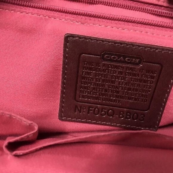 Coach | Bags | Vintage Coach Berry Suede Satchel Bag G5q8b03 | Poshmark